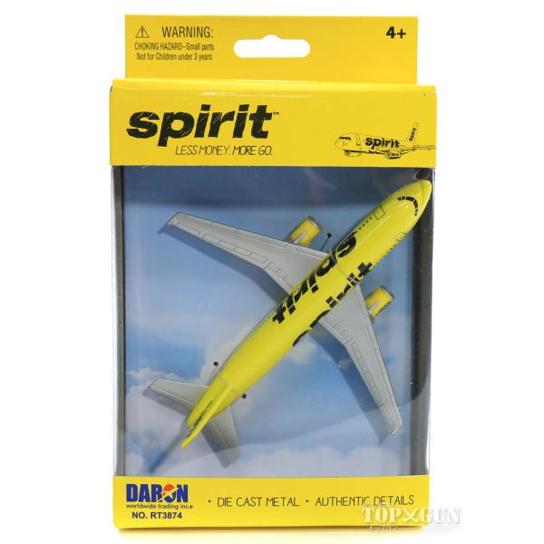 A319 スピリット航空 ノンスケール DARON 飛行機 / 飛行機模型 / 模型 / 完成品 / 完成品模型 [RT3874]