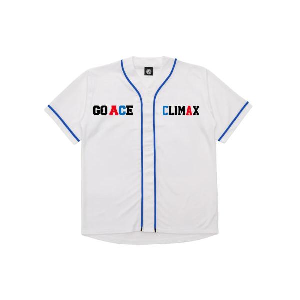 棚橋弘至「GO ACE CLIMAX」べースボールシャツ逸材最後の「G1 CLIMAX」に向けて、棚橋弘至選手の「G1ファイナル」ベースボールシャツが完成！※店舗等でも同時に発売している為、在庫切れの場合もございます。ご了承ください。