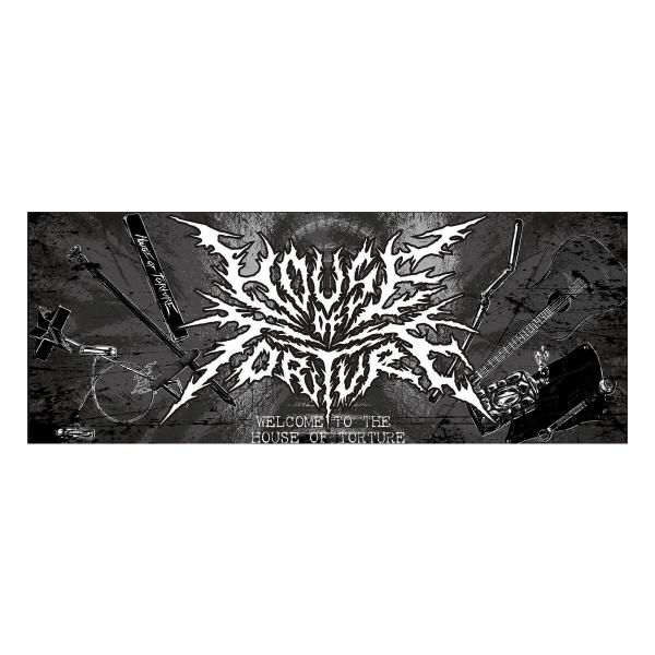 HOUSE OF TORTURE「TORTURE TOOL」スポーツタオル「HOUSE OF TORTURE」のタオルが新登場！「HOUSE OF TORTURE」のユニットロゴ、メンバーのトーチャーツールを忍ばせたダークなデザイン。※店舗...