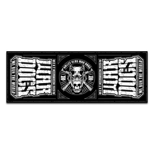 BULLET CLUB WAR DOGS「WE RUN THE WORLD」 スポーツタオル世界を動かす闘犬軍団！「WAR DOGS」の新作タオルが完成！※店舗等でも同時に発売している為、在庫切れの場合もございます。ご了承ください。