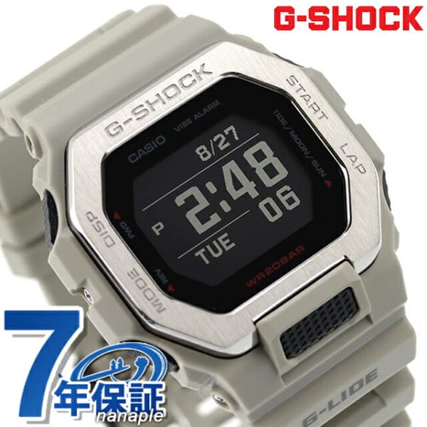 7年保証キャンペーン gショック ジーショック CASIO G-SHOCK Gライド GBX-100シリーズ クオーツ Bluetooth メンズ 腕時計 GBX-100-8DR G-LIDE GBX-100 Series デジタル グレー...