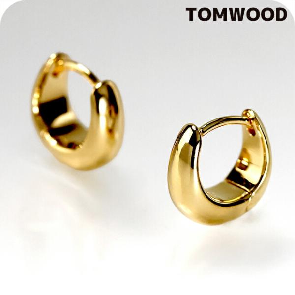 トムウッド ピアス メンズ レディース ブランド Ice Huggies Gold アクセサリー 100523 TOMWOOD ゴールド ◆Tom Wood（トムウッド）は、スカンジナビアのシンプルさと革新性に根ざした、控えめながらも個性的...