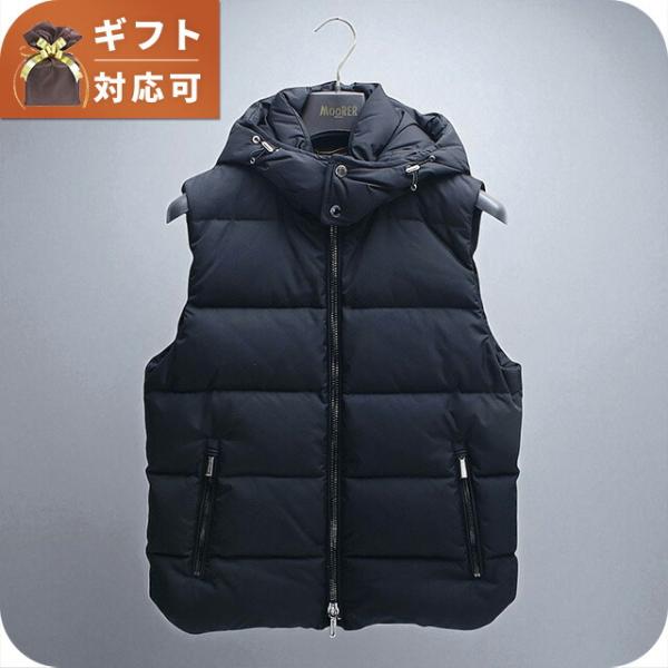 ムーレー MOORER FIRE-WK ダウンベスト MOUGI200307-FIRE-BLU-44 メンズ ブルー ダウンジャケット ブランド ◆Acquaシリーズ（耐水レベル1）のベスト。ストレートなシルエットのモデルで、グースダウンの...