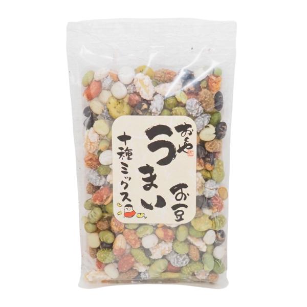 １種類でも美味しい豆菓子を1０種類集めた夢のようなスペシャルミックス。あっという間にたいらげてしまうおくや十種ミックスうまいお豆です。単品でも自分のお好みミックスを作っても組み合わせは無限大!!!甘い・辛い・しょっぱいの様々な味が楽しめる商...