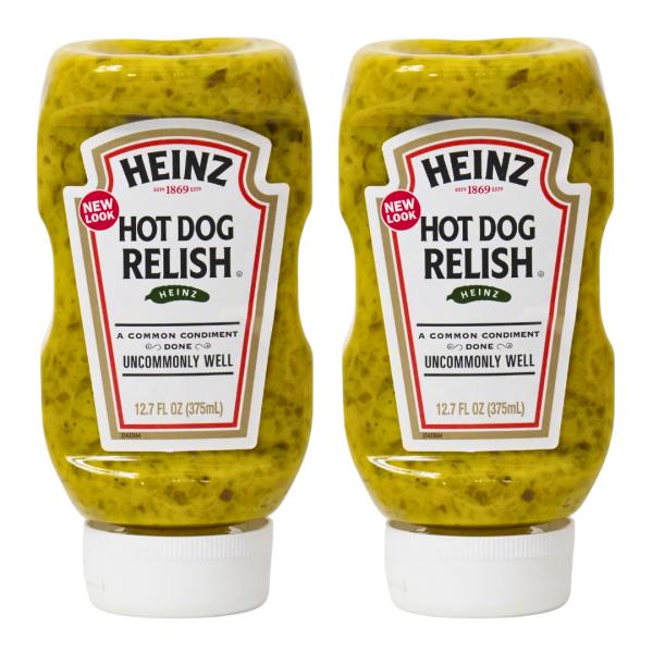 【ホットドッグレリッシュ 400g】・マスタードと野菜が一体となった酸味のあるソース・ありそうでなかった、アメリカンな一品・酸味が肉料理のアクセントになります原材料名: きゅうり、きゃべつ、たまねぎ、 赤ピーマン、マスタードシード、漬け原材...