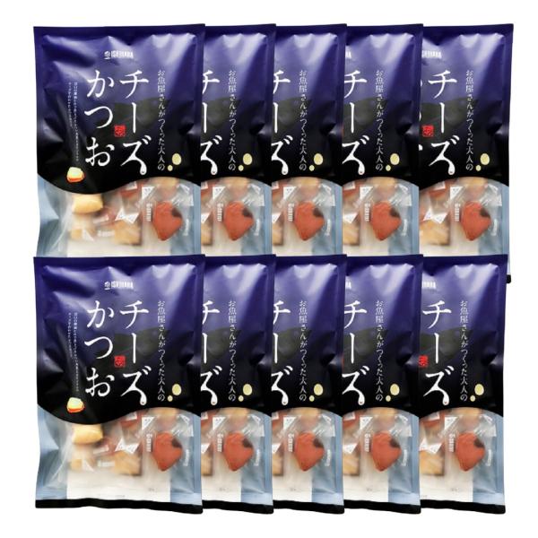 石原水産のチーズかつおは、甘口の醤油たれで煮上げたかつおの角煮と、自社で作り込んだチーズを合わせた、魚屋が本気で開発した逸品です。水産庁長官賞を受賞した「まぐろチーズ」の姉妹品で、チーズと魚の相性が抜群です。一口サイズで食べやすく、男性も大...