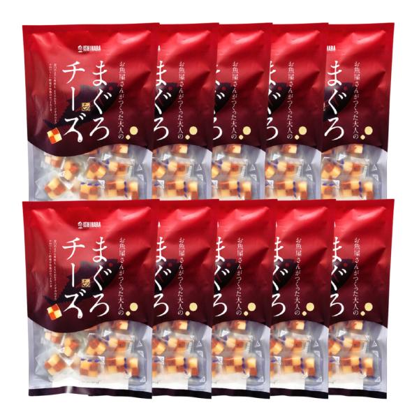 まぐろチーズは、甘目に炊いたまぐろの角煮とチーズがとってもあいます。 無添加・無着色 1袋に20〜23程度の個包装パックが入っています。 ※個数は多少前後する場合があります。 ■長年の、魚屋の愛され逸品 製造開始から10年余り。ここまで販売...