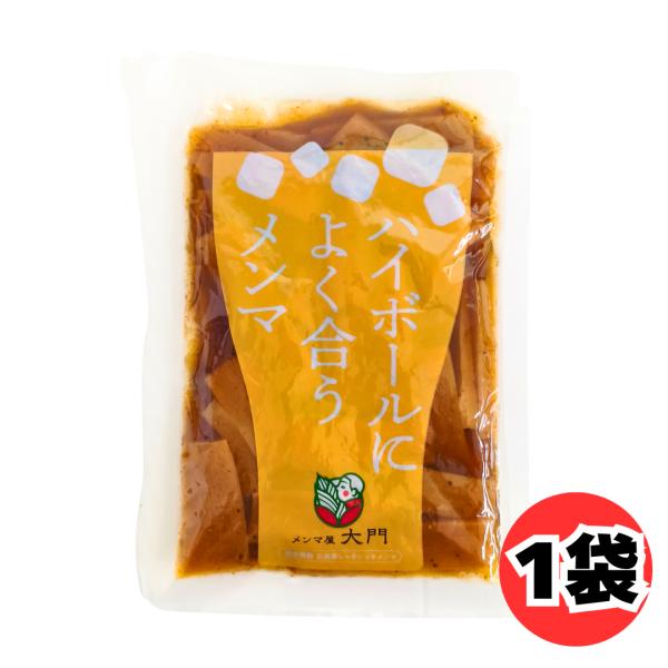 大門「ハイボールによく合うメンマ」です。黒コショウ味をベースにした味付メンマで、シャキシャキ食感の台湾産メンマを使用。ピリッとした香辛料の風味と旨みが、ハイボールやお酒のおつまみにぴったりです。晩酌の一品、酒の肴、ラーメンやチャーハンのトッ...