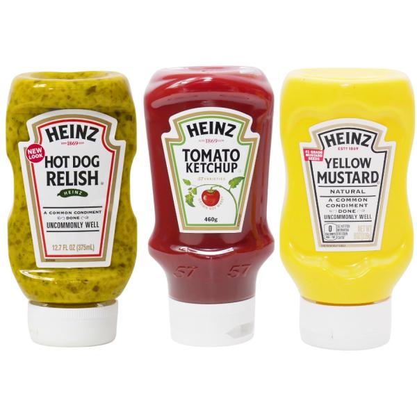 【トマトケチャップ 460g】・ハインツのトマトケチャップは、 1876年に発売以来、世界中の人から 愛されているトマトケチャップです。 【イエローマスタード 226g】・辛さが無く、爽やかな酸味のマイルドなマスタード・100%天然素材から...