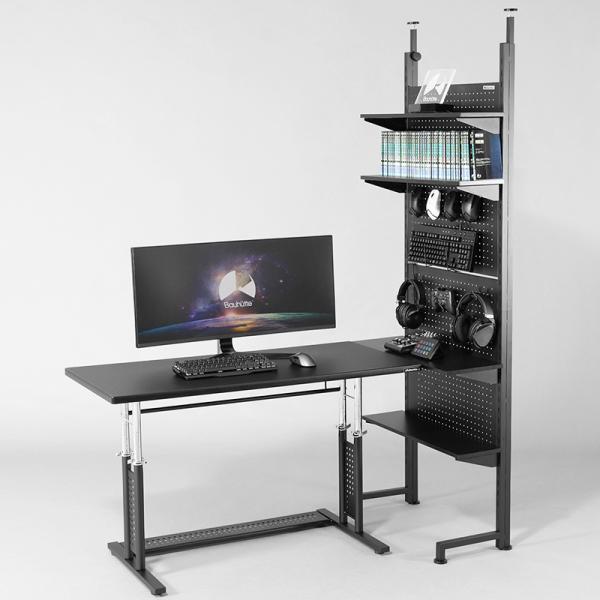 デスク奥・サイドに設置できるウォールラックです。モニターや周辺機器の設置スペースを確保しつつ、お気に入りのデバイスを壁面にディスプレイできます。※製品概要はリンク（=【商品詳細ページ】）先よりご確認ください。※主に箱潰れもしくは検品に利用し...