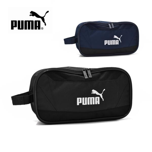 PUMA/プーマシューズケースプーマ アクティブ シューケース S 8L耐久性のある素材と実用的なデザインが魅力のシューバッグです。サイズ 約W15×H30×D10cmカラー12-ブラック×ホワイト　(PUMA Black-PUMA Whi...
