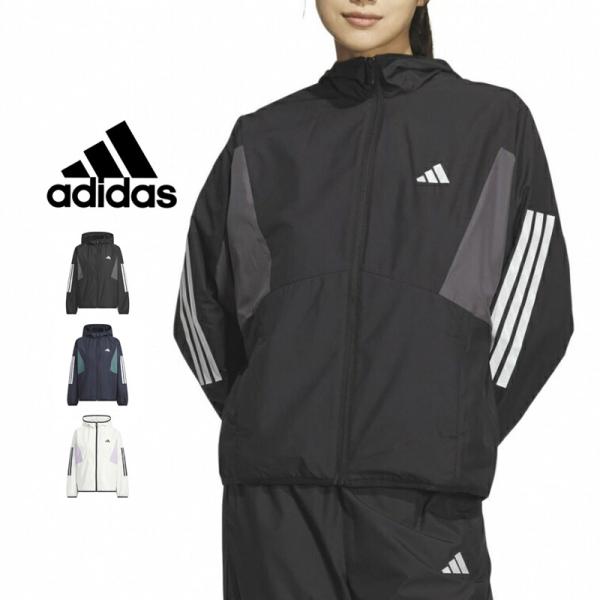 adidas/アディダスレディース 25FWTEAM スリーストライプ ウーブンジャケットチーム ルーズフィット ウインドブレーカー ジャケットの特徴は、その自然体のスタイル。スタイリッシュで快適なルックスを求めるなら定番のアイテム。サイズ...