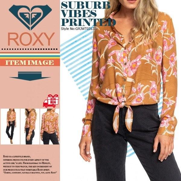 【営業日13時までのご注文で即日発送】【商品名】ロキシー レディース 新作 長袖シャツ ROXY SUBURB VIBES PRINTED GRJWT03133【商品説明】・ライトなコットンレーヨンの生地を使用したシーズナルプリントの総柄長...