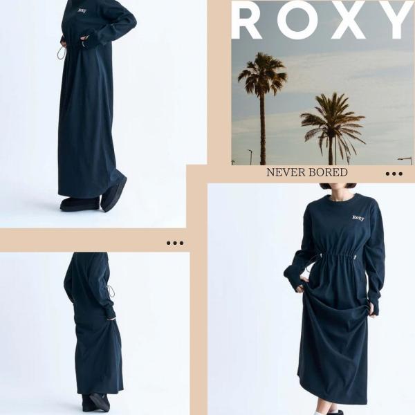 【ラッピング無料！】【営業日13時までのご注文で即日発送】【商品名】ロキシー Tシャツ ワンピース レディース NEVER BORED ROXY RDR244002【商品説明】・綿タッチな見た目で、ポリエステル100%でできたエアフレックス...