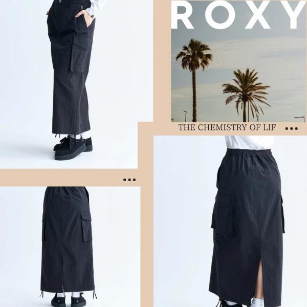 【ラッピング無料！】【営業日13時までのご注文で即日発送】【商品名】ロキシー ロングスカート レディース THE CHEMISTRY OF LIF ROXY RSK244005【商品説明】・コットンナイロン素材のカーゴタイプロングスカート。...