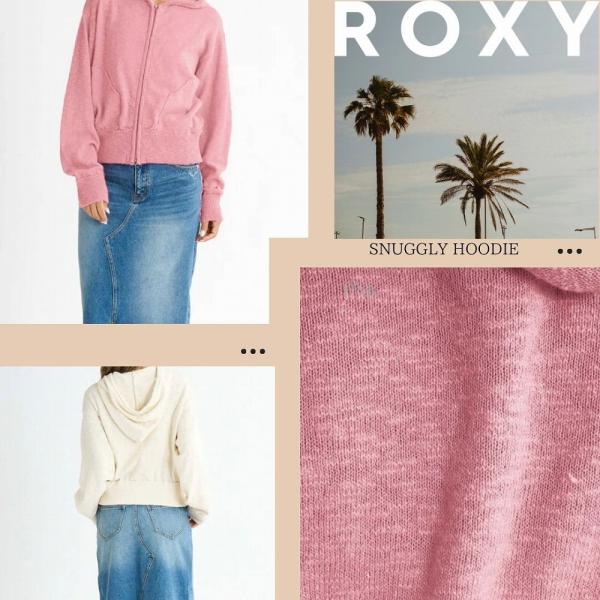 【ラッピング無料！】【営業日13時までのご注文で即日発送】【商品名】ロキシー フーディー フードジップパーカー レディース SNUGGLY HOODIE ROXY RSR251070【商品説明】・ポコポコとした凹凸感のあるスラブヤーンを使用...