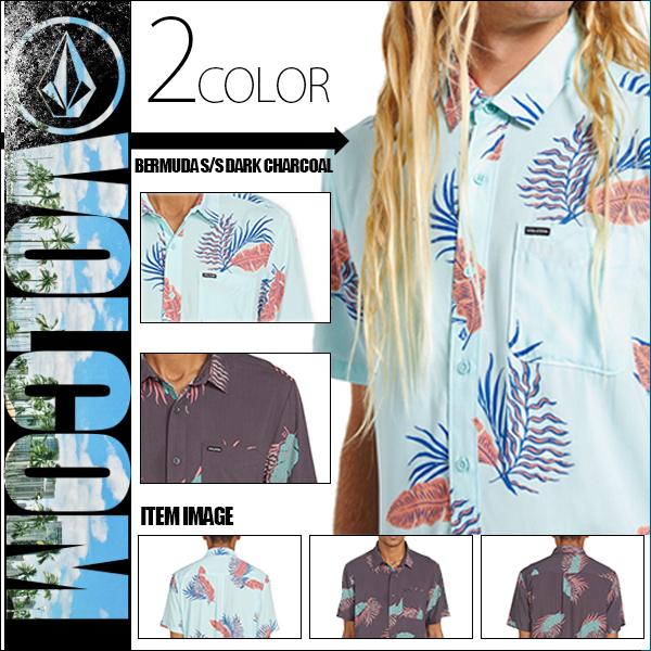 【営業日13時までのご注文で即日発送／(土日祝除く)】【商品名】ボルコム カジュアルシャツ メンズ 半袖 メンズシャツ  ギフト BERMUDAS/S VOLCOM A0412006【商品説明】・印象的な柄をデザイン・COOLなアイテム・独...