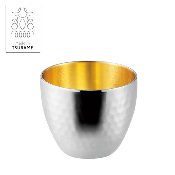 [キーワード]ぐい呑み 2重構造 ステンレス製 70ml おちょこ 冷酒カップ 日本製 二重構造 ステンレス 内金 鎚目 お猪口 二重構造 ステンレス 冷酒 燕三条 内金 槌目