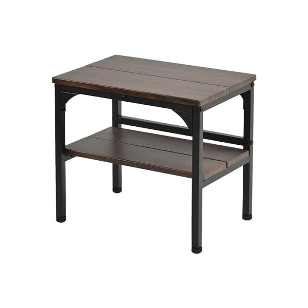 [キーワード]玄関 ベンチ椅子 北欧 おしゃれ 棚付き アジャスター付き スチール 木製天板 シューズラック 茶 玄関ベンチ 収納 オシャレ 腰掛け スツール 玄関椅子 靴箱