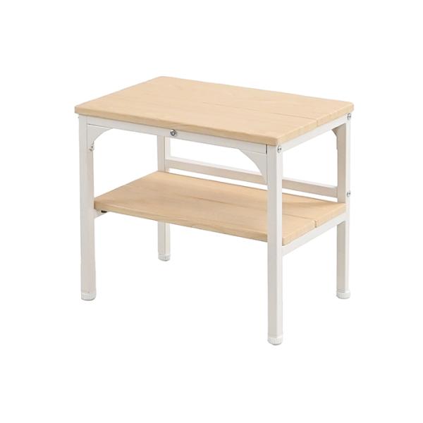 [キーワード]玄関 ベンチ椅子 北欧 おしゃれ 棚付き アジャスター付き スチール 木製天板 シューズラック 玄関ベンチ 収納 オシャレ 腰掛け スツール 玄関椅子 靴箱