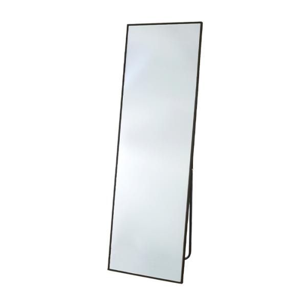 [キーワード]スタンドミラー 幅50 高さ160 全身鏡 姿見 飛散防止加工 細枠 鏡 ミラー 薄枠 新生活 壁掛け 玄関 リビング 寝室