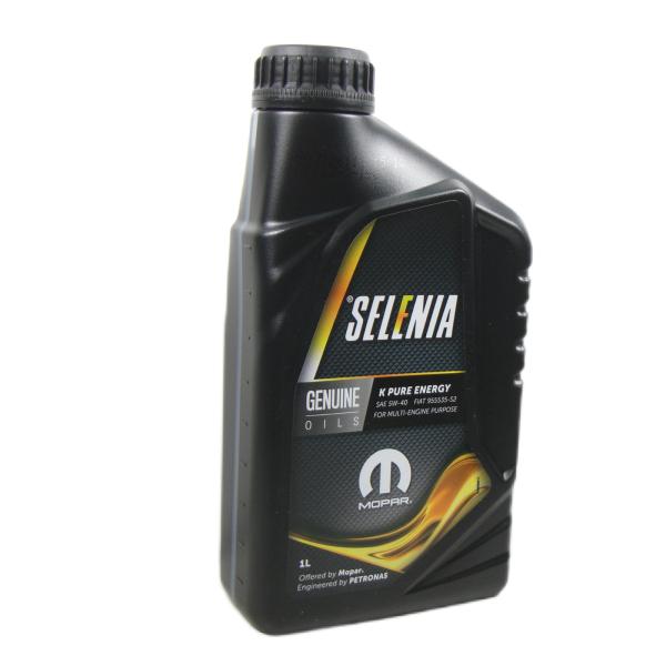 ※純正 エンジンオイル SELENIA K PURE ENERGY 5W-40　1リットル入FIAT フィアット 500 ニューパンダ グランデプント　LANCIA ランチア イプシロン　ALFAROMEO アルファロメオ ジュリエッタ ミ...