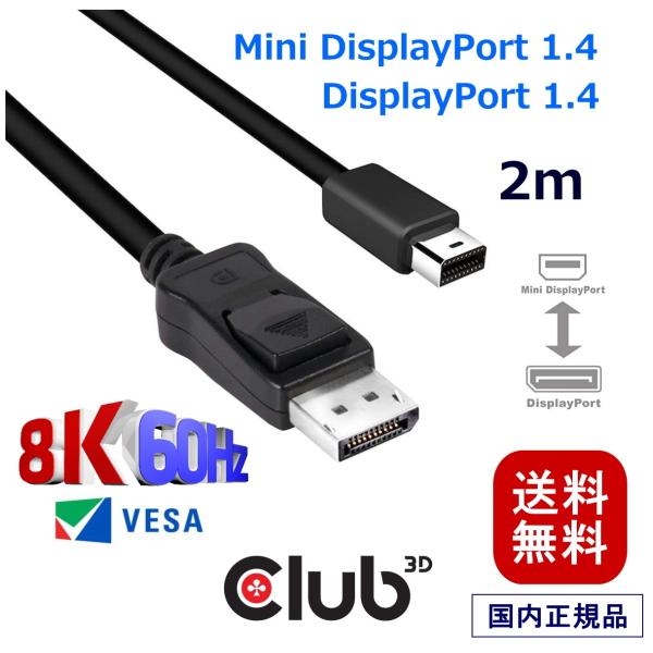 Mini DisplayPort 1.4 HBR3に対応した出力を持つゲーミングPCやラップトップに(Ultra) High Resolution Monitor や その他 DisplayPort 対応デバイスに接続する事が可能です。入力...