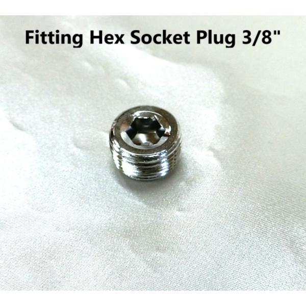 ガードナーウエストコット・ホース＆タンクフィッティング 3/8" NPT プラグGARDNER-WESTCOTT Hose and Tank Fitting Hex Socket Plug 3/8" NPTオイルライン、タンク などのフィッ...