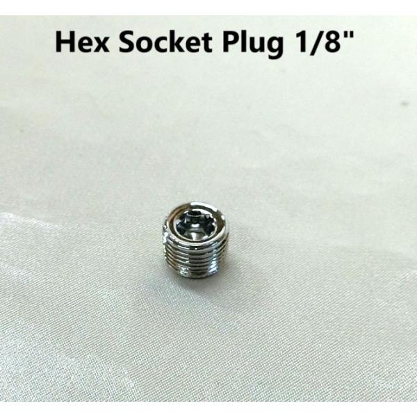 ガードナーウエストコット・ホース＆タンクフィッティング 1/8" NPTプラグGARDNER-WESTCOTT Hose and Tank Fitting Hex Socket Plug 1/8" NPTオイルライン、タンクなどのフィッティ...