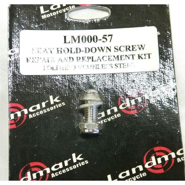 Landmark・ハーレーシートボルト リプレイスメントキット　Seat Hold Down Screw Repair Replacement KitハーレーツーリングモデルなどFRP素材やカバータイプのバガーリアフェンダーを装着される際に...