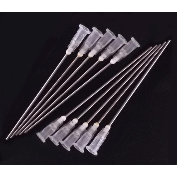 シリンジ交換用ニードル ・プリンターの補充インク用・実験・工作用・化粧品、香水の詰め替え用・エアー抜きなど用途はさまざま！《セット内容》ニードル（針）・・・10本《サイズ》長さ・・・全長約100mm（金属部分は約82mm）差し込み部内径・・...