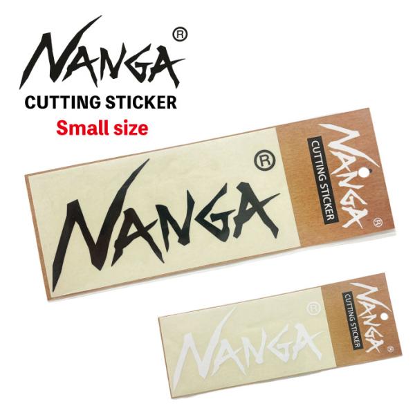 ■商品NANGA CUTTING STICKER Sサイズ■コメントNANGA の文字が浮かび上がる切り抜きステッカーです。耐水、耐光があるので外で使用するギアや車のガラスなどに貼ることが可能！■生産日本製■仕様耐水・耐光加工■サイズSサイ...