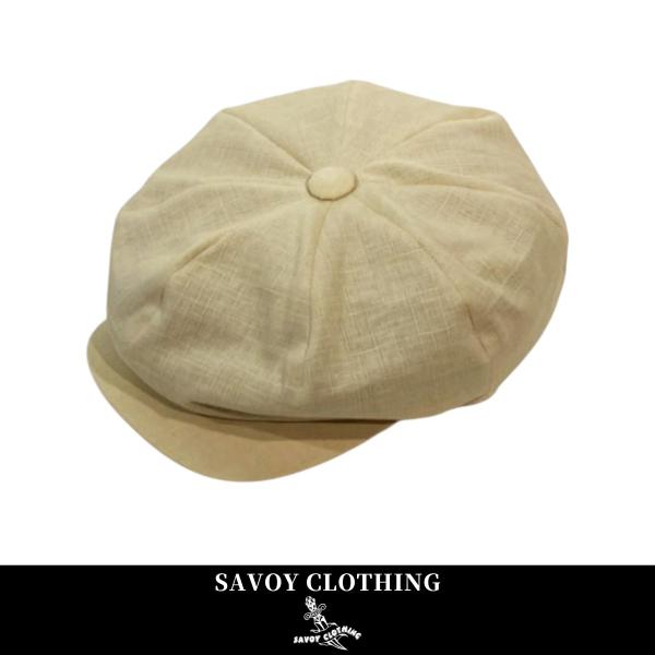 SAVOY CLOTHINGサヴォイ クロージングCotton Tsumugi Kasuri Cotton Big Casquette【SVY-HT136】綿紬絣コットンビッグキャスケットSavoyオリジナルキャスケット＜2024'Summ...