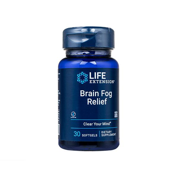 商品名　ブレインフォグリリーフ30錠(LifeExtension)【商品説明】LifeExtensionのブレインフォグリリーフは、ポリフェノールが豊富なマンゴー葉エキスが300mg、標準化されたペパーミントオイルが100μl配合されていま...