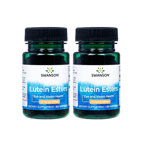 【商品説明】スワンソンのルテインエステル 20mgは、カルテロイドの一種であるルテインエステルを配合したサプリメントです。　≪内容量≫2本（1本/60ソフトジェル）　≪お召し上がり方≫◆1日1ソフトジェルを目安にお召し上がりください。（食事...