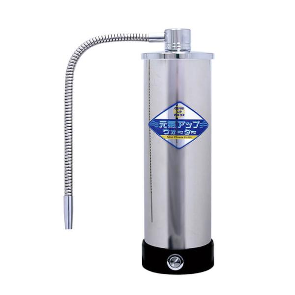 【商品名】元氣アップウォーター・据置き型【商品説明】全国の霊石・薬石と言われるものの中から、波動測定器を用いて選ばれた石を6種類と、更には高性能ヤシガラ活性炭+ゼオライト+コーラルサンゴの3種類の素材を用いて、水道水に含まれる重金属・化学物...