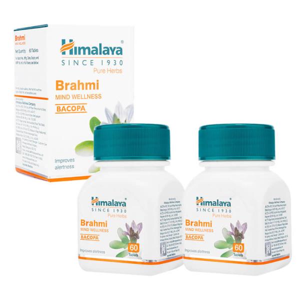 商品名　ブラフミ60錠(Himalaya)【商品説明】ハーブの一種であるブラフミー（ツボクサ）から作られた天然由来原料のサプリメントです。1錠にブラフミーのエキスが250mg含まれています。アーユルヴェーダと研究に基づいて開発された製品です...