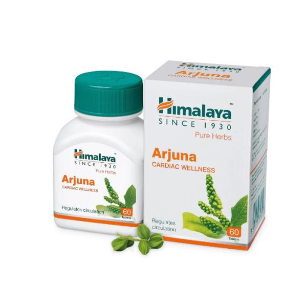 商品名　アルジュナ60錠（Himalaya）【商品説明】アルジュナ(樹皮)のエキスを配合したアーユルヴェーダの天然成分サプリメントです。糖質、人工着色料、人工香料、保存料、ゼラチンを使用しておらず、完全ベジタリアンです。内容量：1本/60錠