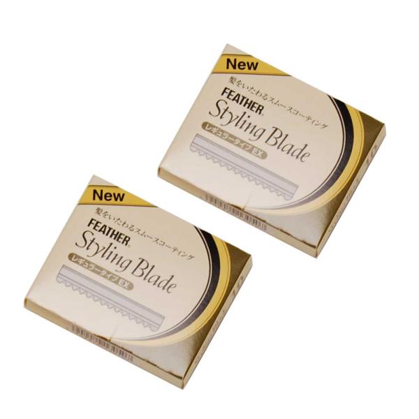 スタイリングブレイドCGは替刃とコームガードが一体のため、安心して使えますフェザースタイリングレザー専用替刃※ヘアカットモンスター　前髪セルフカッターにもご使用いただけます。（スピーディーなカットをしたい方へ）