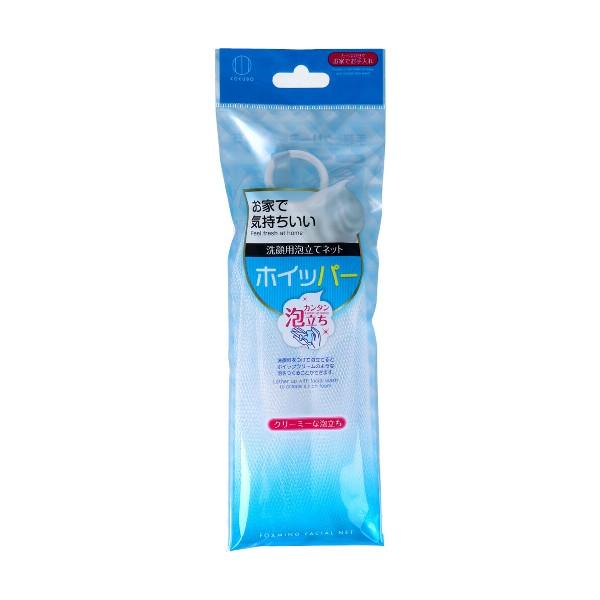 お家で気持ちいい　Feel fresh at home洗顔用泡立てネット ホイッパー　FORMING FACIAL NET手軽にクリーミーな泡立ち　Creates a rich lather洗顔用泡立てネット「ホイッパー」は、手軽にクリーミ...