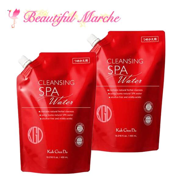 江原道 クレンジングウォーター 詰め替え●温泉水と天然ハーブのうるおいブレンド「SPA水」を配合し、みずみずしく透明感のある肌に整えるクイックケアシリーズ。●素早くすっきり落として、うるおう肌へ。洗い流し不要の弱酸性クレンジング水。●ウォー...