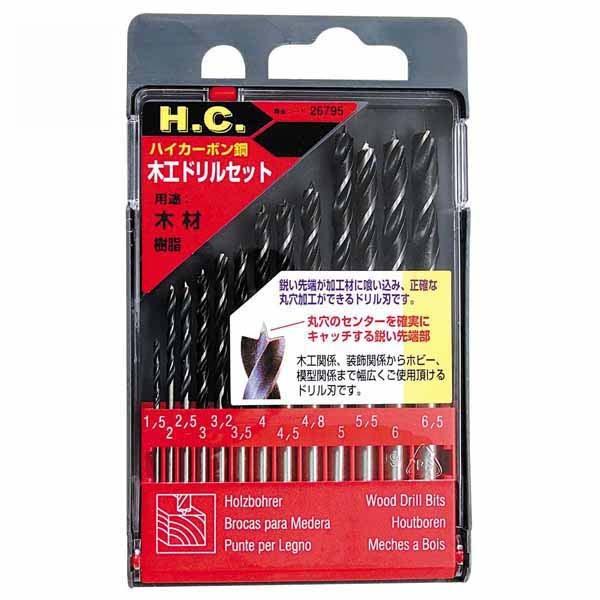 【アウトレット】【在庫限り特価】【メール便対応】●鋭い先端が加工材に喰い込み、正確な丸穴加工ができるドリル刃です。●木工関係、装飾関係からホビー、模型関係まで幅広くご使用いただけるドリル刃です※長期在庫品につきパッケージのダメージや細かな傷...