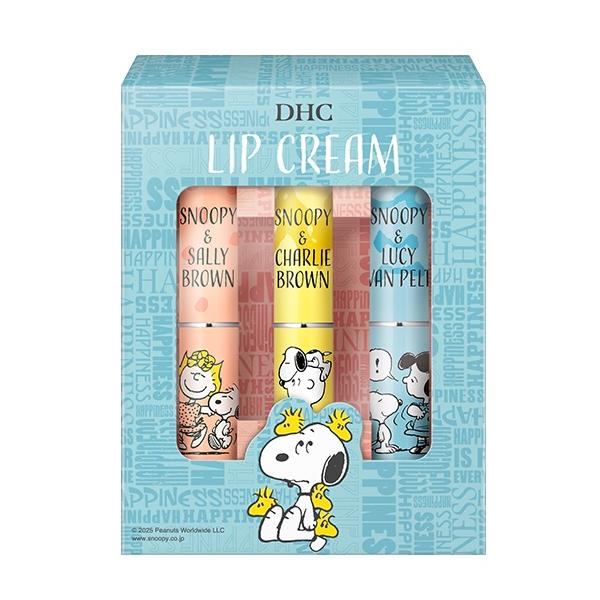 【発売日：2025年11月06日】DHC 薬用リップクリーム［スヌーピー］ 3本セット フレンズ　数量限定品♪世界中で愛されている“スヌーピー”と、ロングセラーアイテム薬用リップクリームがコラボ！サリー、チャーリー・ブラウン、ルーシーそれぞ...