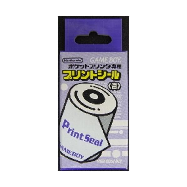「商品情報」プリントシール(青) [GAME BOY] …「主な仕様」