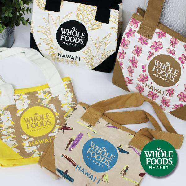 WHOLE FOODS（ホールフーズ）のショッピング　ミニトートバック！大人気のホールフーズマーケットのトートバッグがちょっとしたお出かけに便利なミニサイズで登場です★商品名 ホールフーズ(WHOLE FOODS) ショッピング ミニトート...