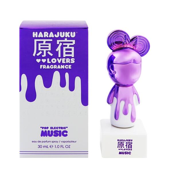 2014年に発売されたレディス香水です。「ミュージック」は、2008年の「ハラジュク・ラヴァーズ・ミュージック」とおなじレシピの、甘めのフルーティー・フローラルの香調がベース。このブランドらしいガーリーなテイストにしあげられております。トッ...