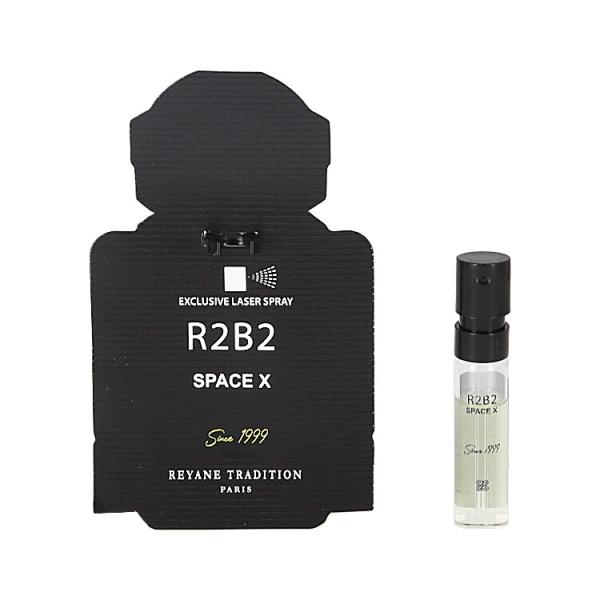 キーワード[ 香水・フレグランス:ミニ香水・ミニボトル:メンズ・男性用 ] 商品名[ レヤーニ R2B2スペースX(チューブサンプル) オーデパルファム スプレータイプ 1.5ml ] 英語名[ REYANE TRADITION R2B2 ...