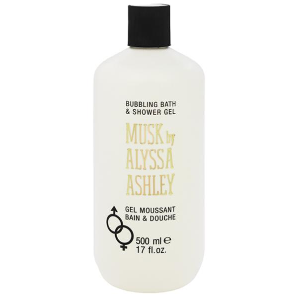 キーワード[ 香水・フレグランス:フレグランス系ヘアケア・バス用品:入浴料・シャワージェル ] 商品名[ アリサアシュレイ アリサアシュレイムスクシャワージェル 500ml ] 英語名[ ALYSSA ASHLEY MUSK BY ALYS...