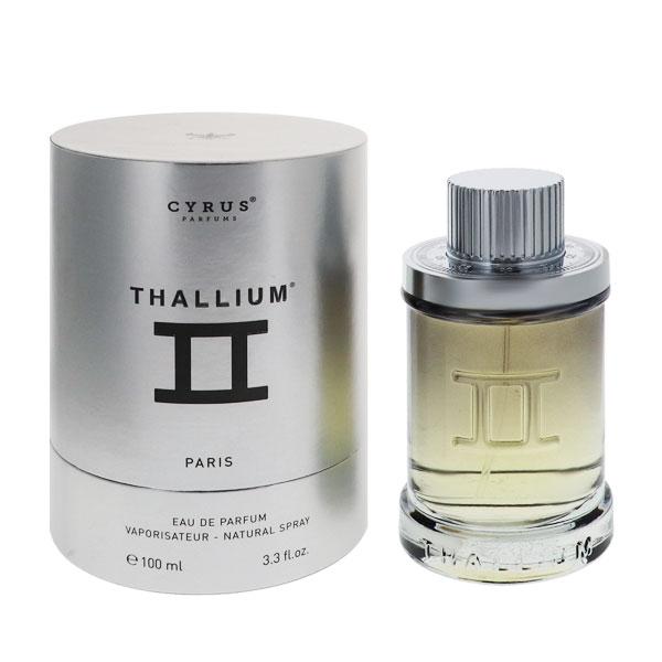 キーワード[ 香水・フレグランス:フルボトル:メンズ・男性用 ] 商品名[ タリウム タリウムII オーデパルファム スプレータイプ 100ml ] 英語名[ THALLIUM THALLIUM II EAU DE PARFUM SPRAY...