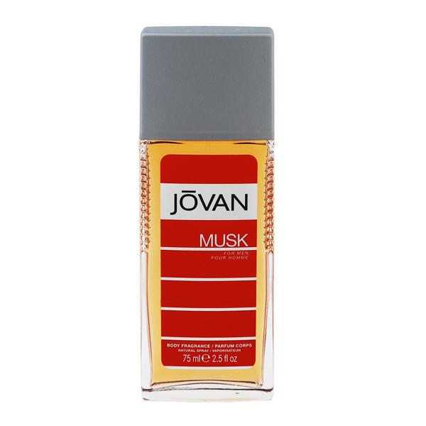 キーワード[ 香水・フレグランス:フレグランス系コスメ:ボディケア:ボディスプレー ] 商品名[ ジョーバン ジョーバンムスクフォーメンボディスプレー 75ml ] 英語名[ JOVAN JOVAN MUSK FOR MEN BODY SP...